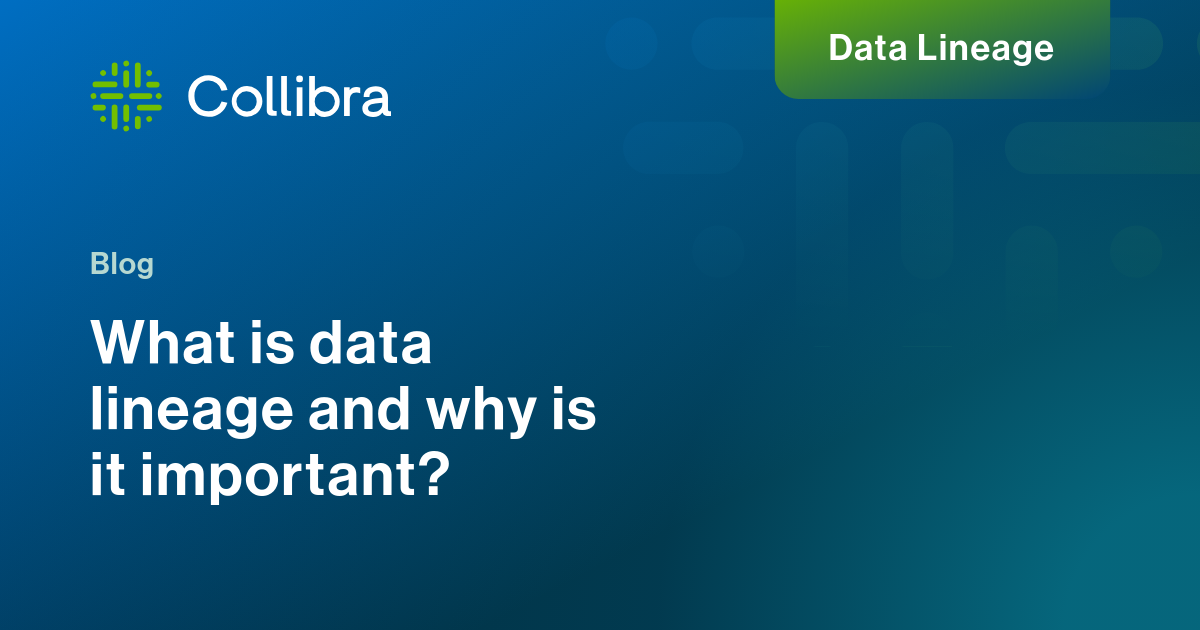 What is Data Lineage? | Collibra