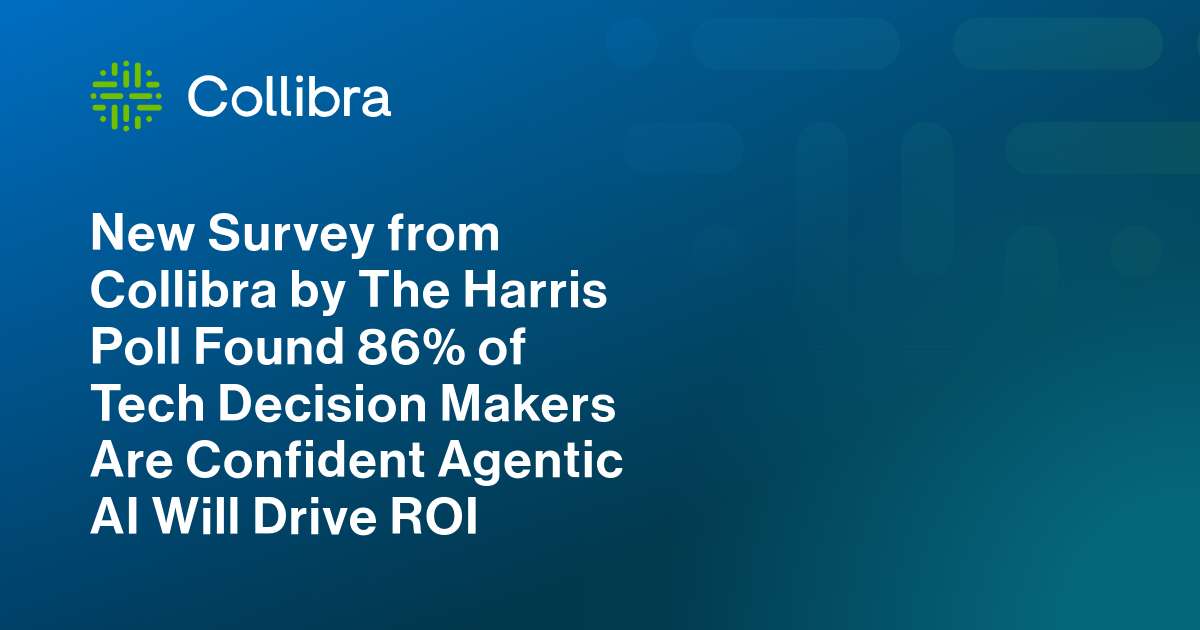 Collibra Harris Poll: 86% confident in agentic AI ROI | Collibra | Collibra