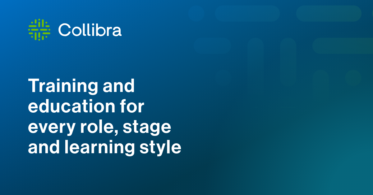 Education and certifications | Collibra